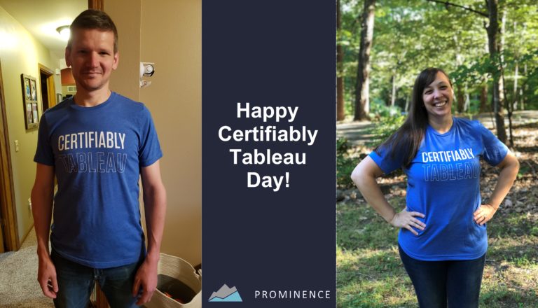 Certifiably Tableau Day - Prominence